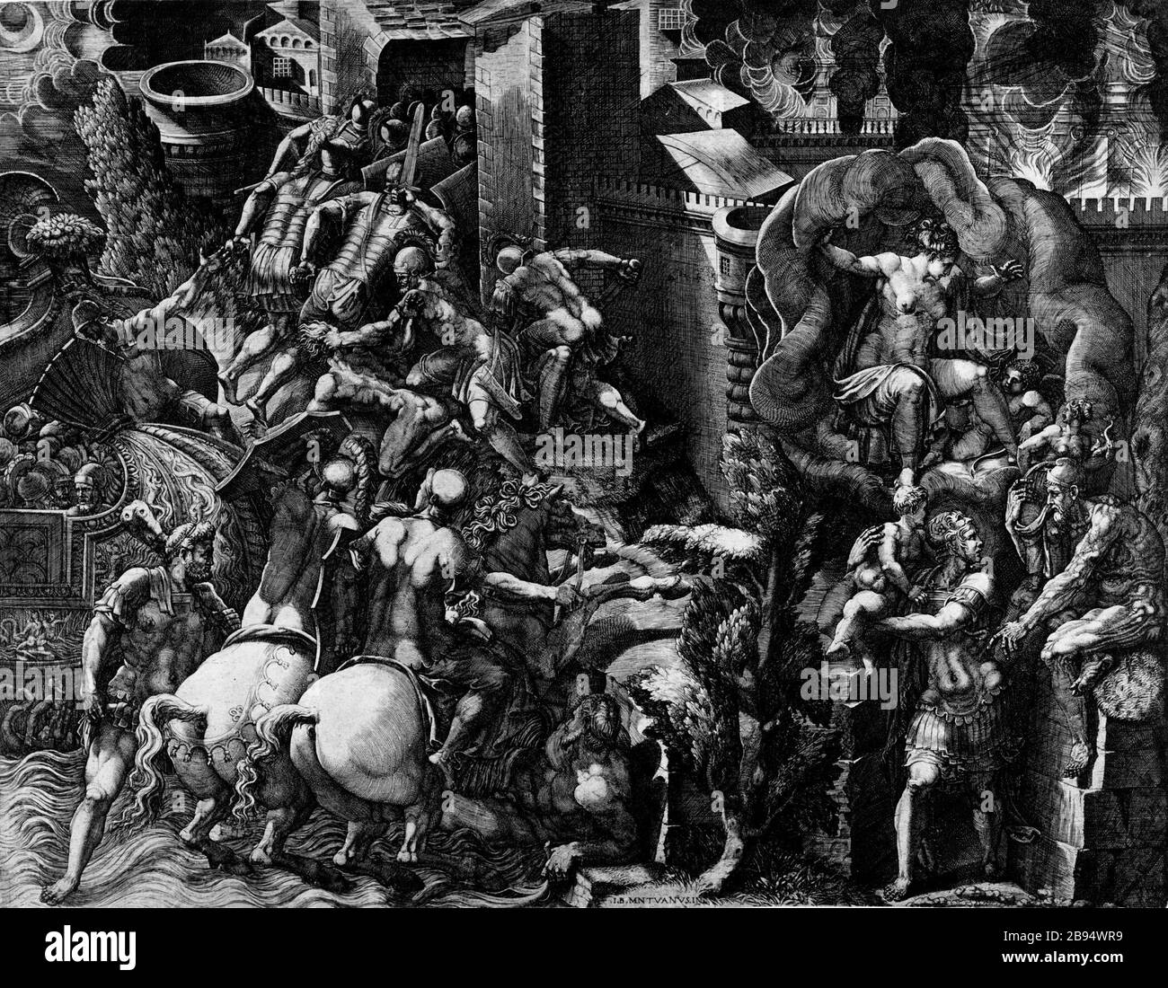 The fall of troy aeneas hi-res stock photography and images - Alamy