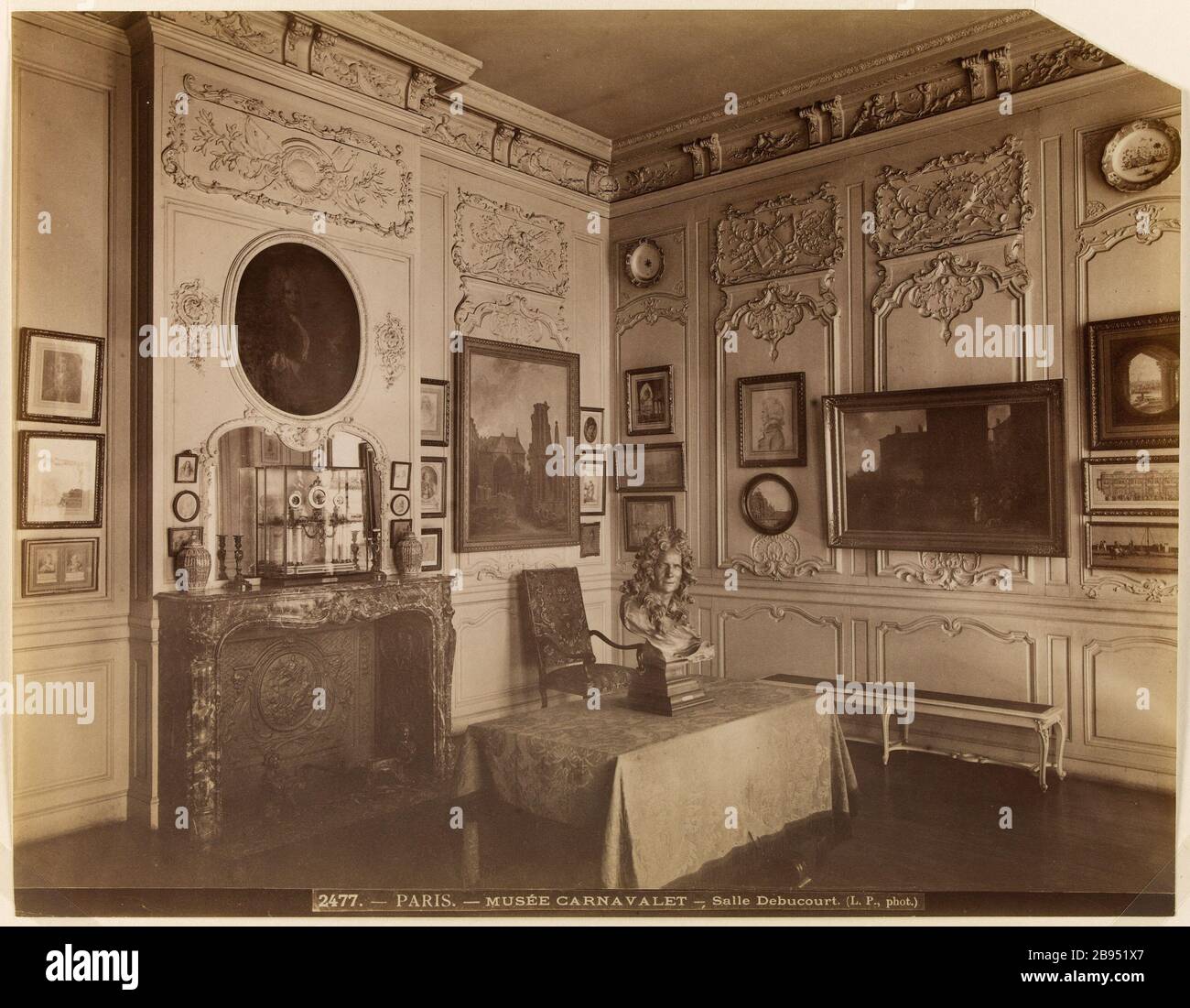 Carnavalet Museum, 3rd arrondissement, Paris. Debucourt room. Musée ...