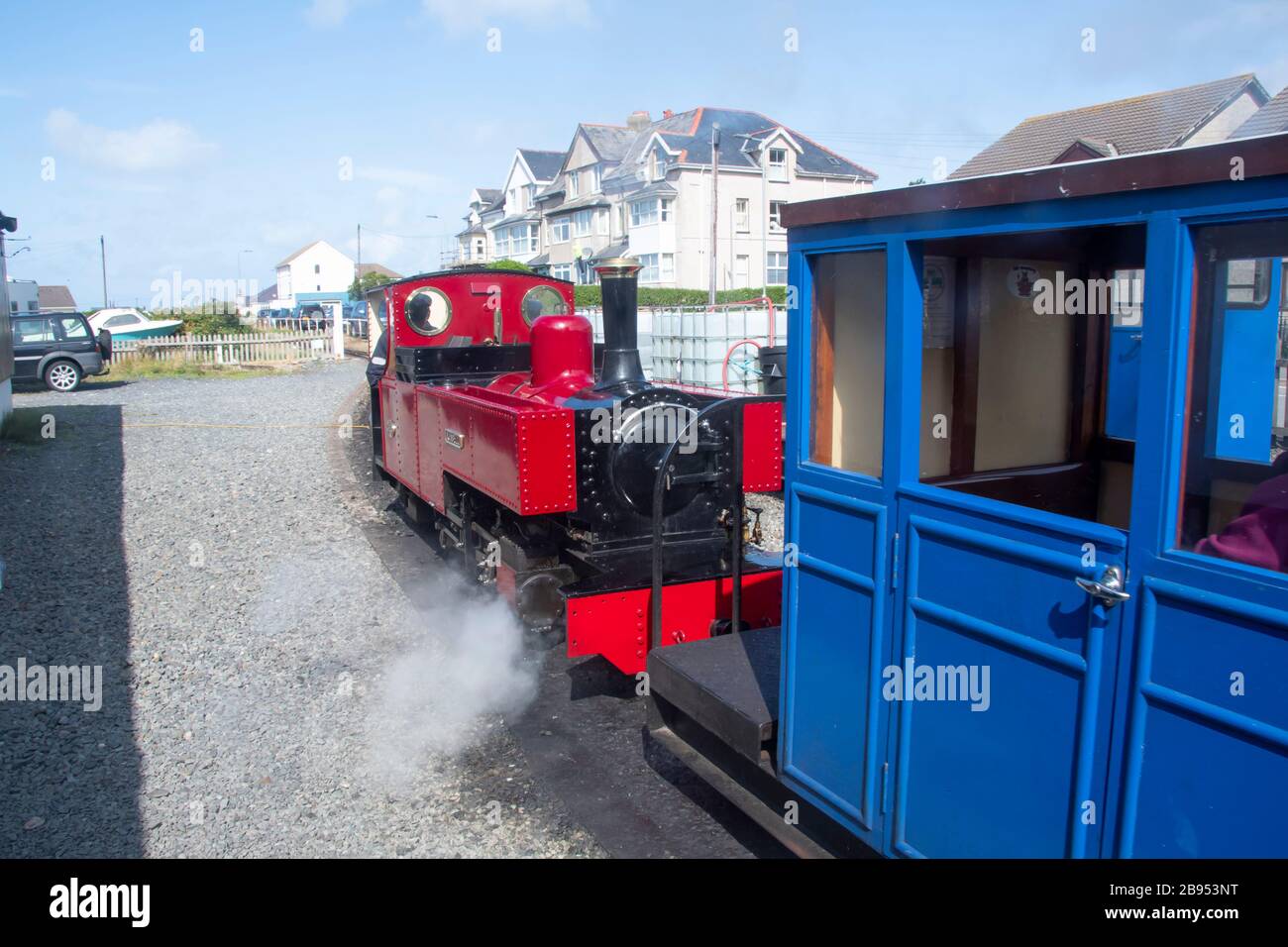 'Russell', 2-6-4T steam engine, resembing a Welsh Highland Railway loco ...