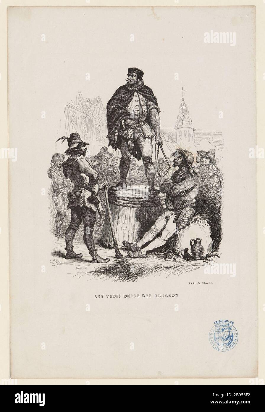 [Notre-Dame de Paris] The three leaders mobsters Stock Photo - Alamy