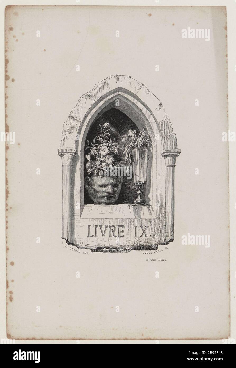[Our Lady of Paris] frontispiece of Book IX Stock Photo - Alamy