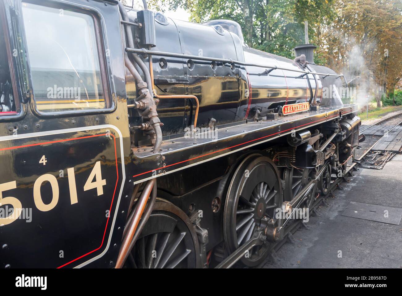 British Railways Standard Class 4 4-6-0, at Paignton station on the ...