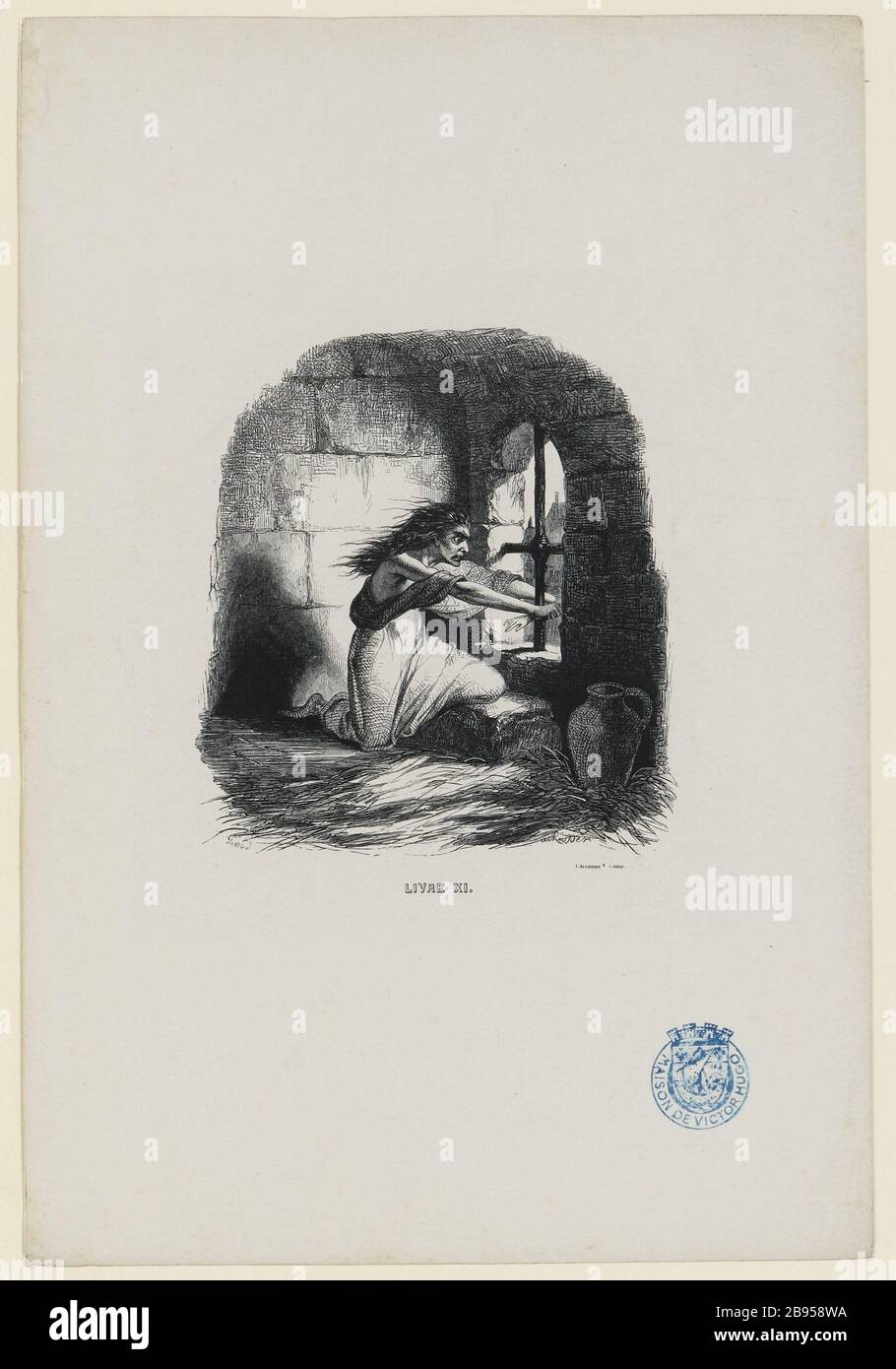 [Our Lady of Paris] frontispiece of the book XI Stock Photo - Alamy