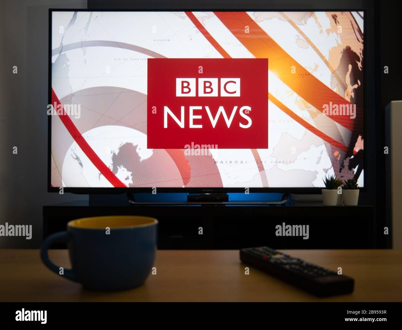 Bbc television control room hi-res stock photography and images - Alamy