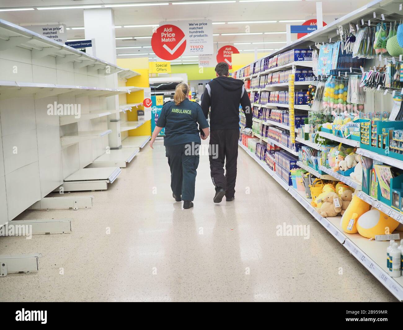 Tesco worker hi-res stock photography and images - Alamy