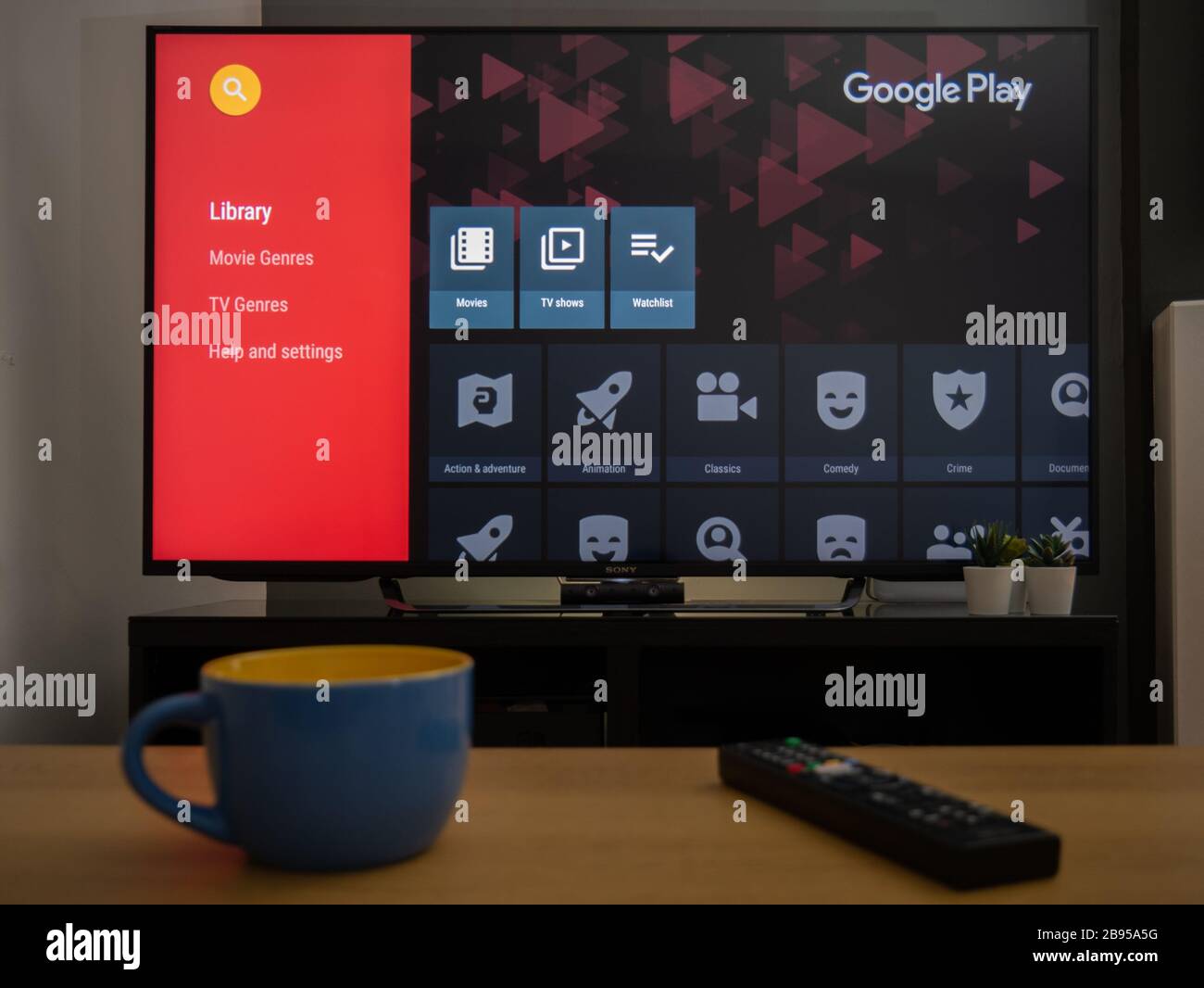 Tv google hi-res stock photography and images - Alamy