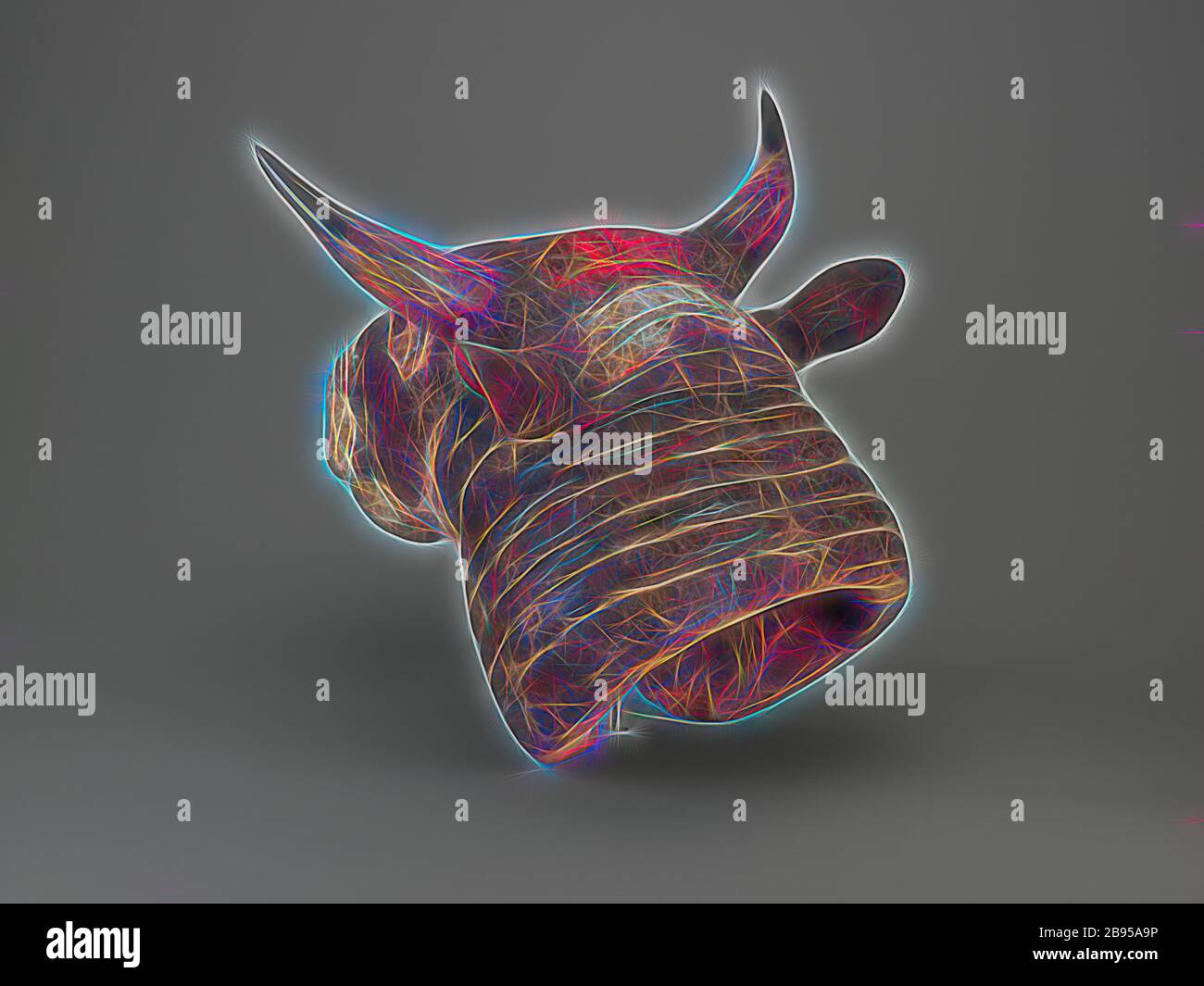 Ox head helmet mask hi-res stock photography and images - Alamy