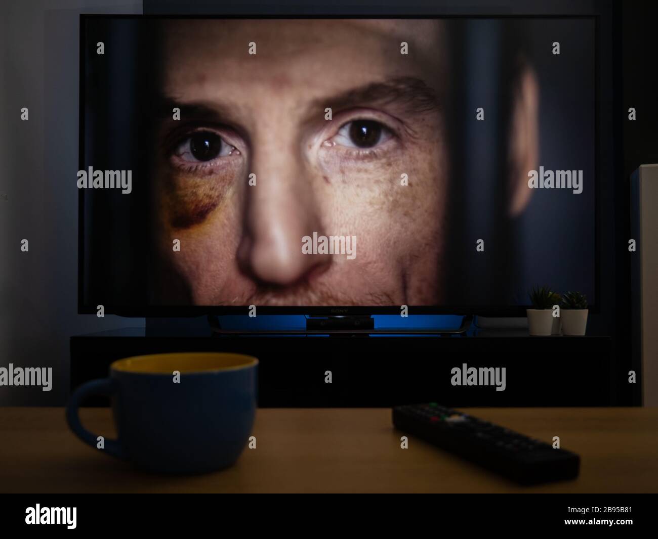 Prison television room hi-res stock photography and images - Alamy