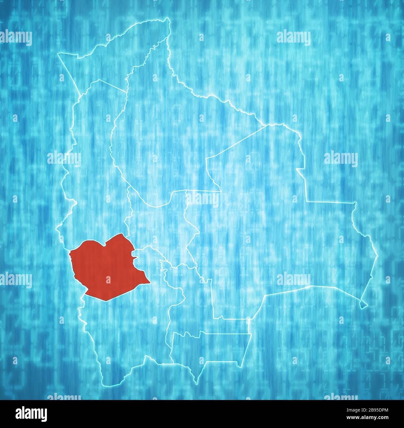 Oruro bolivia map hi-res stock photography and images - Alamy