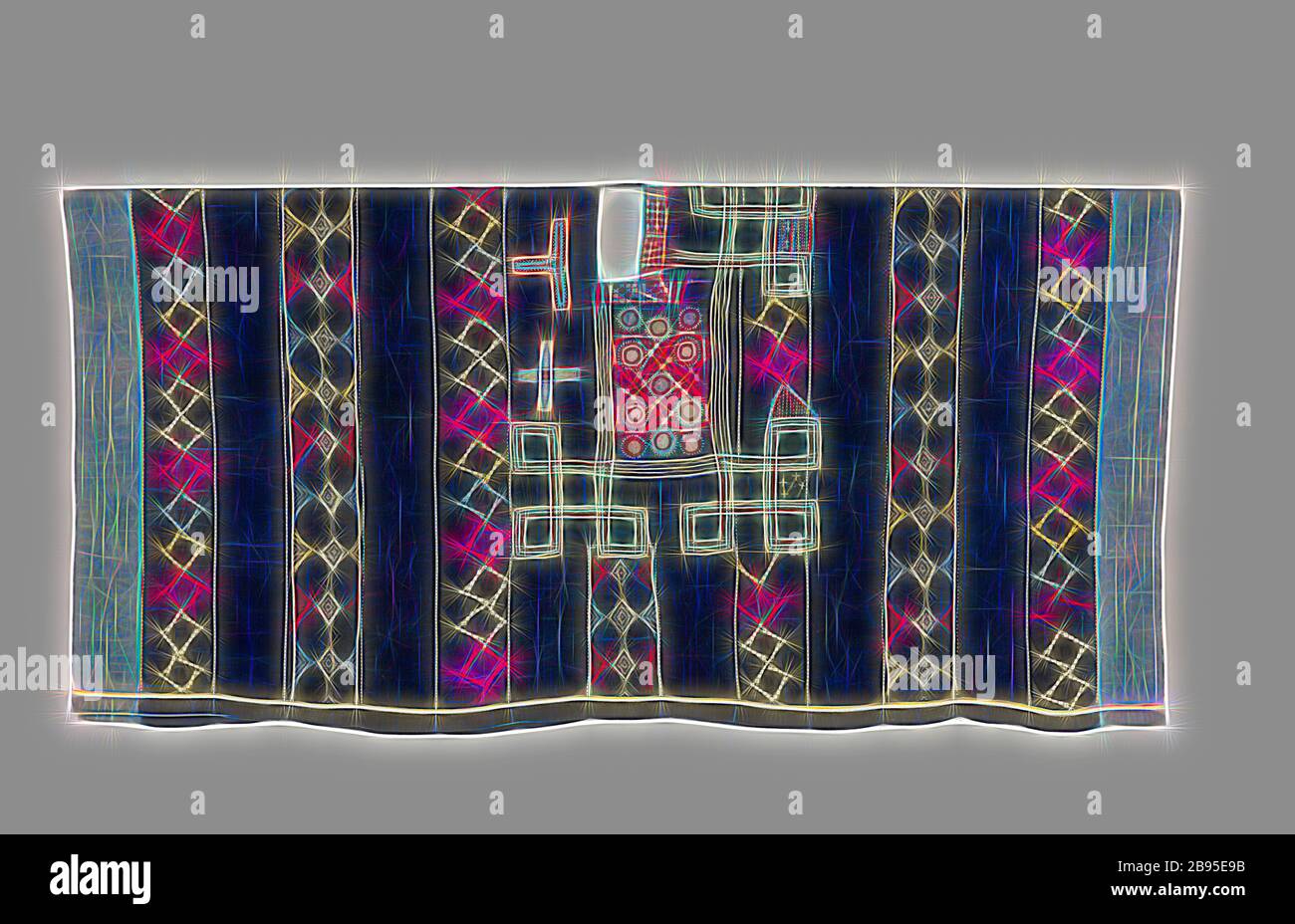 royal robe, Mende people, early 1900s, cotton, wool, 88 x 83 in ...