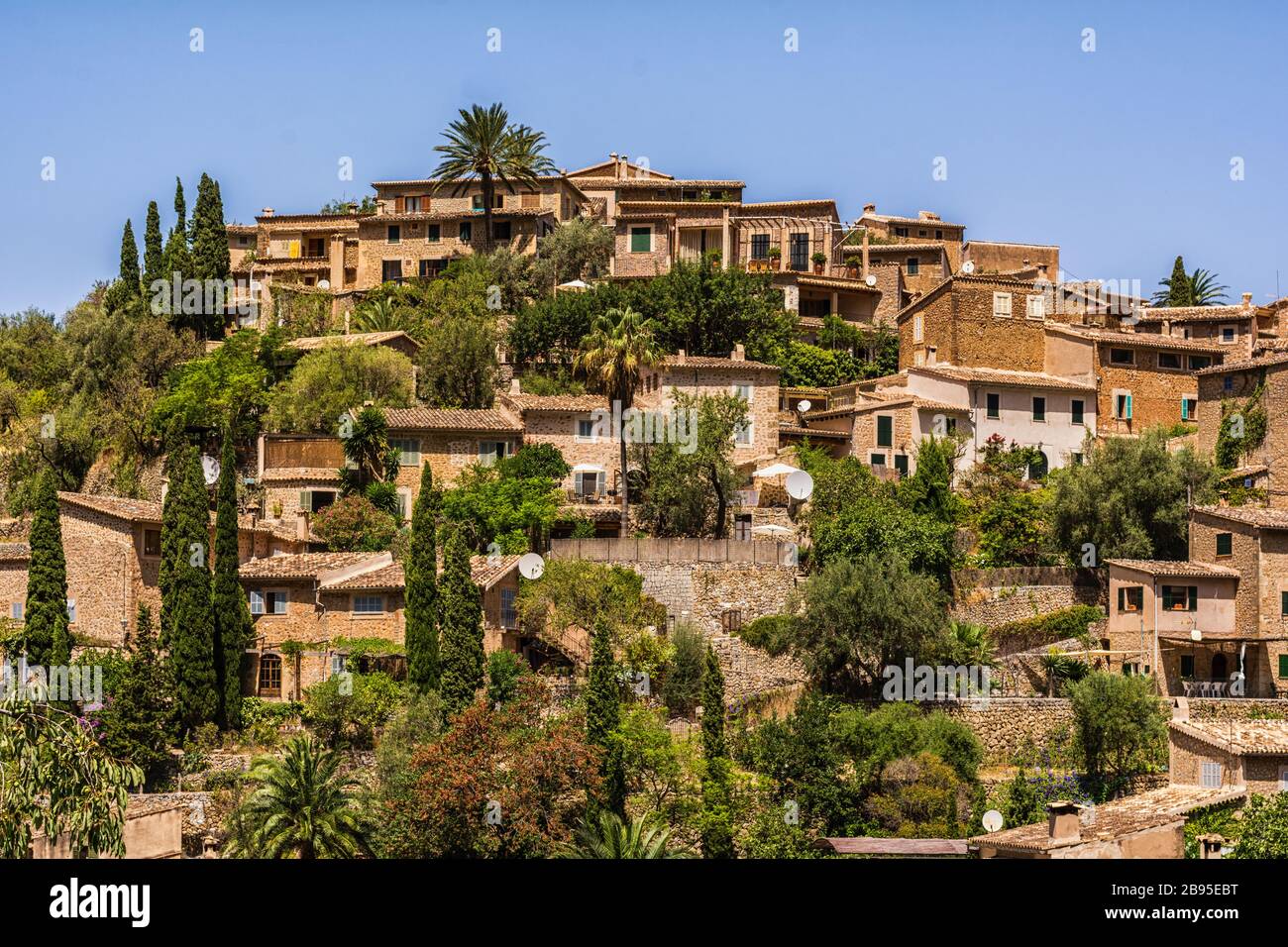The city of Deià in Mallorca Stock Photo - Alamy
