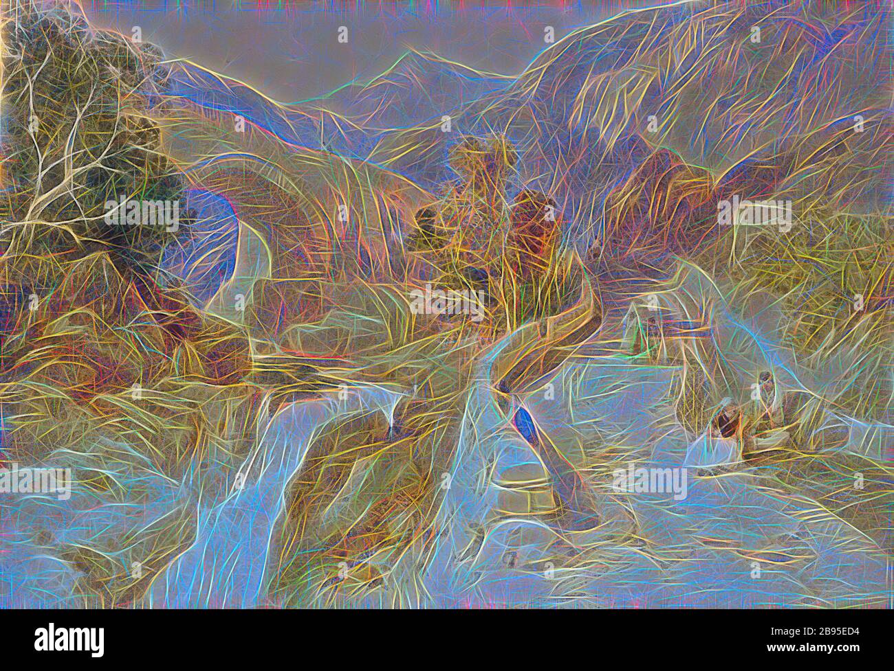 In the Tyrol, James Baker Pyne (British, 1800-1870), 1846, watercolor ...