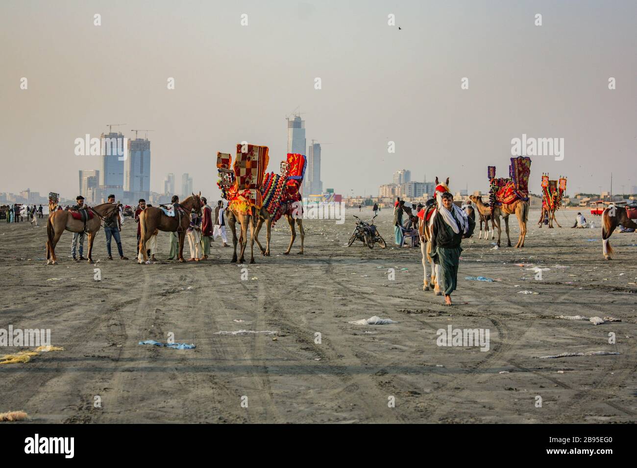 Sea View Clifton Beach Stock Photo - Alamy