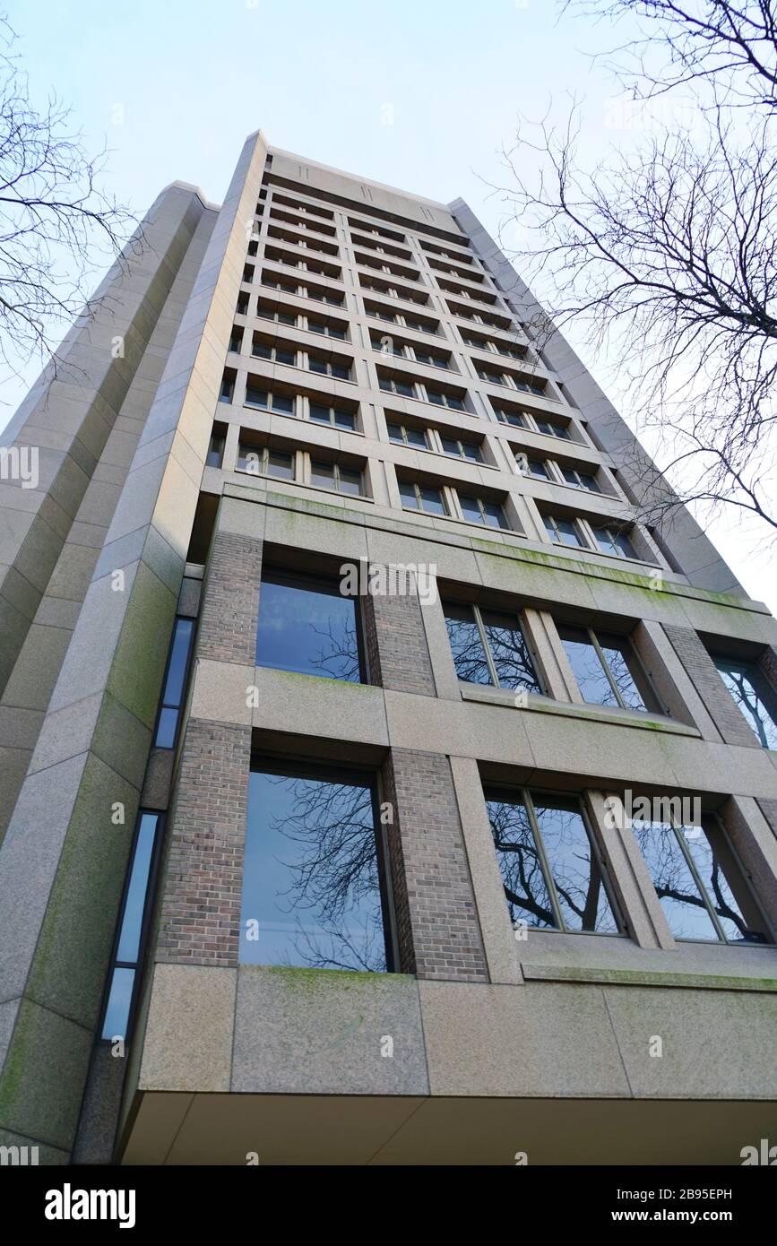 PRINCETON, NJ -15 FEB 2020- View of Fine Hall, home of the world-famous ...