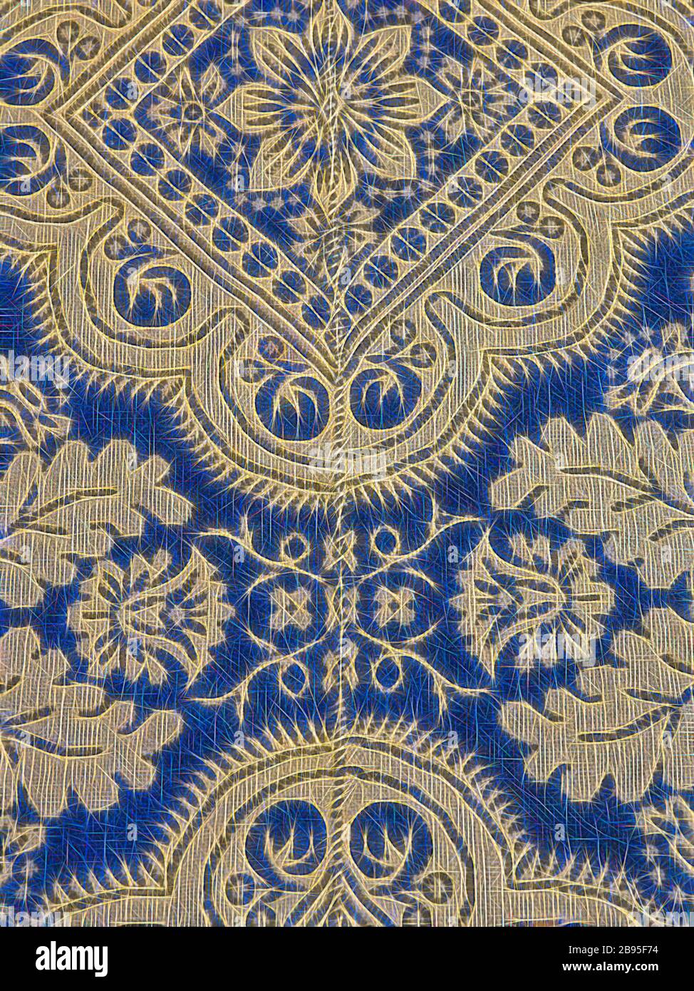 bed cover (Jacquard coverlet), John LaTourette (American, 1793-1849 ...