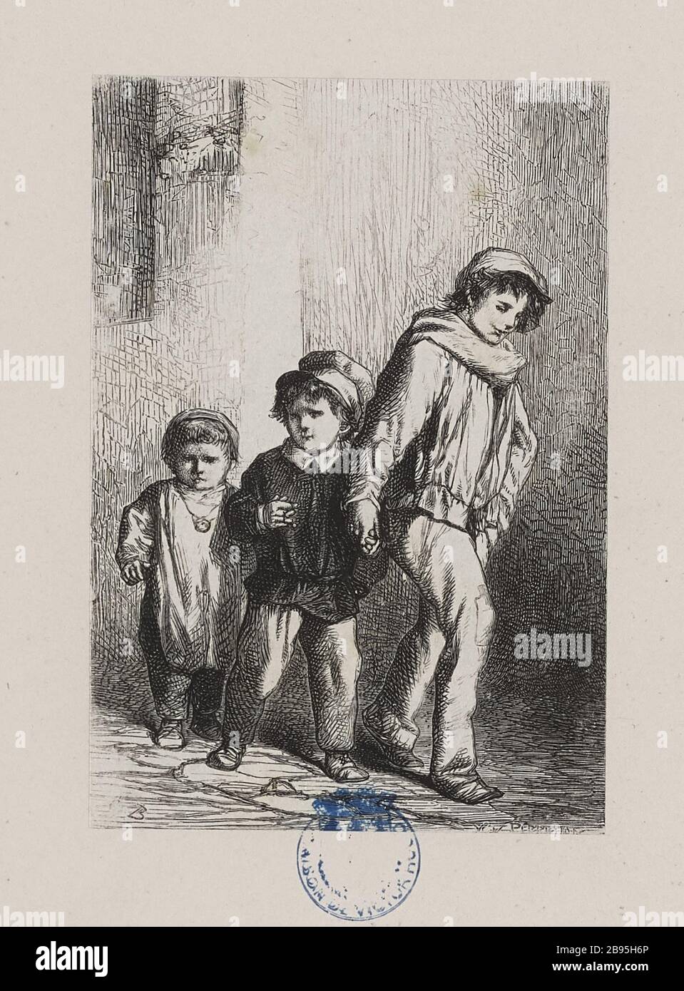 [Les Miserables Part Four, Book VI, Chapter II] The two children ...