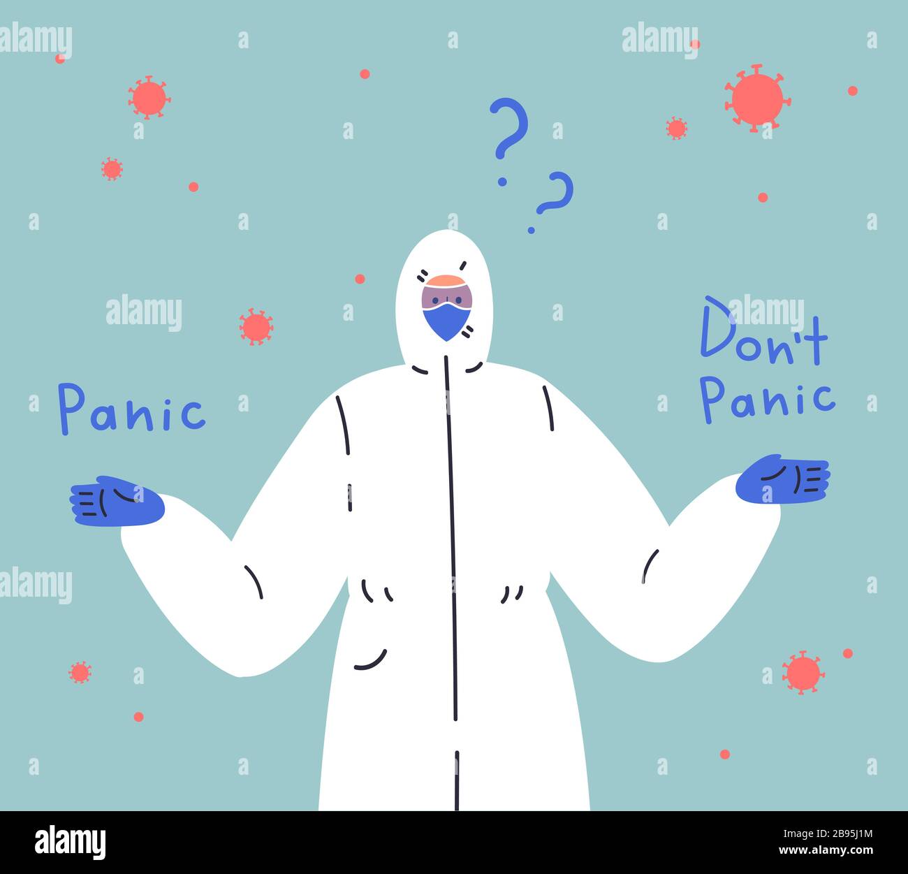 Concept of coronavirus quarantine illustration Stock Vector Image & Art ...