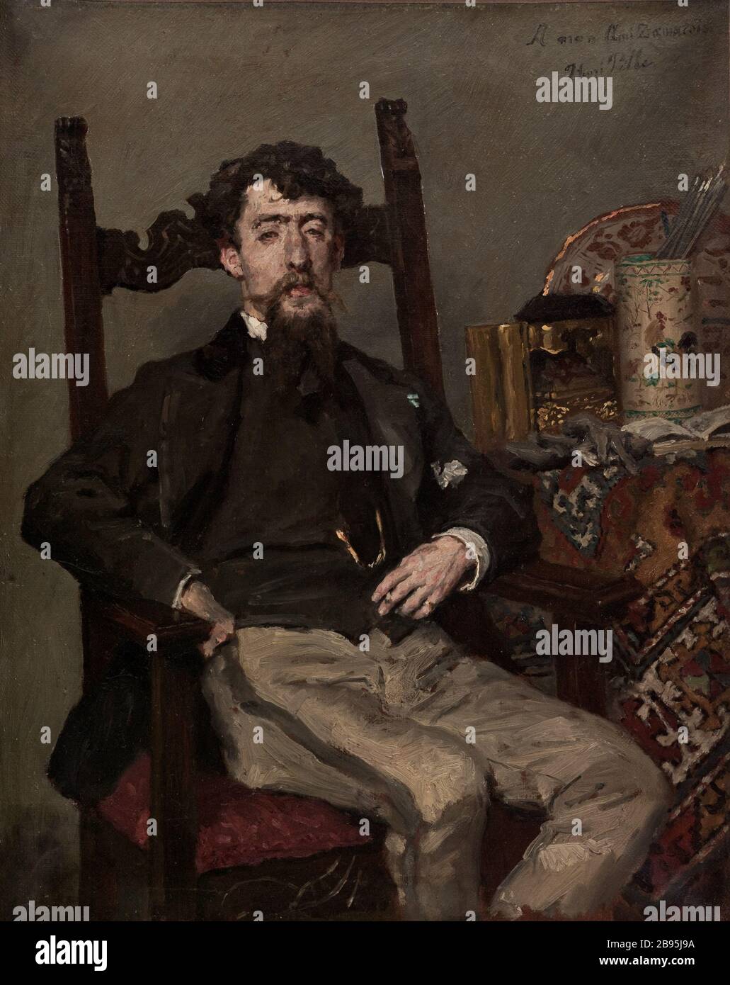 Portrait of Eduardo Zabala there Zamacois Charles-Henri Pille (1844 ...