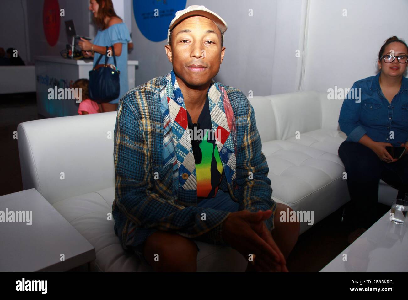 Pharrell Williams inside to celebrate Yoobi x i am OTHER Back-to-School ...