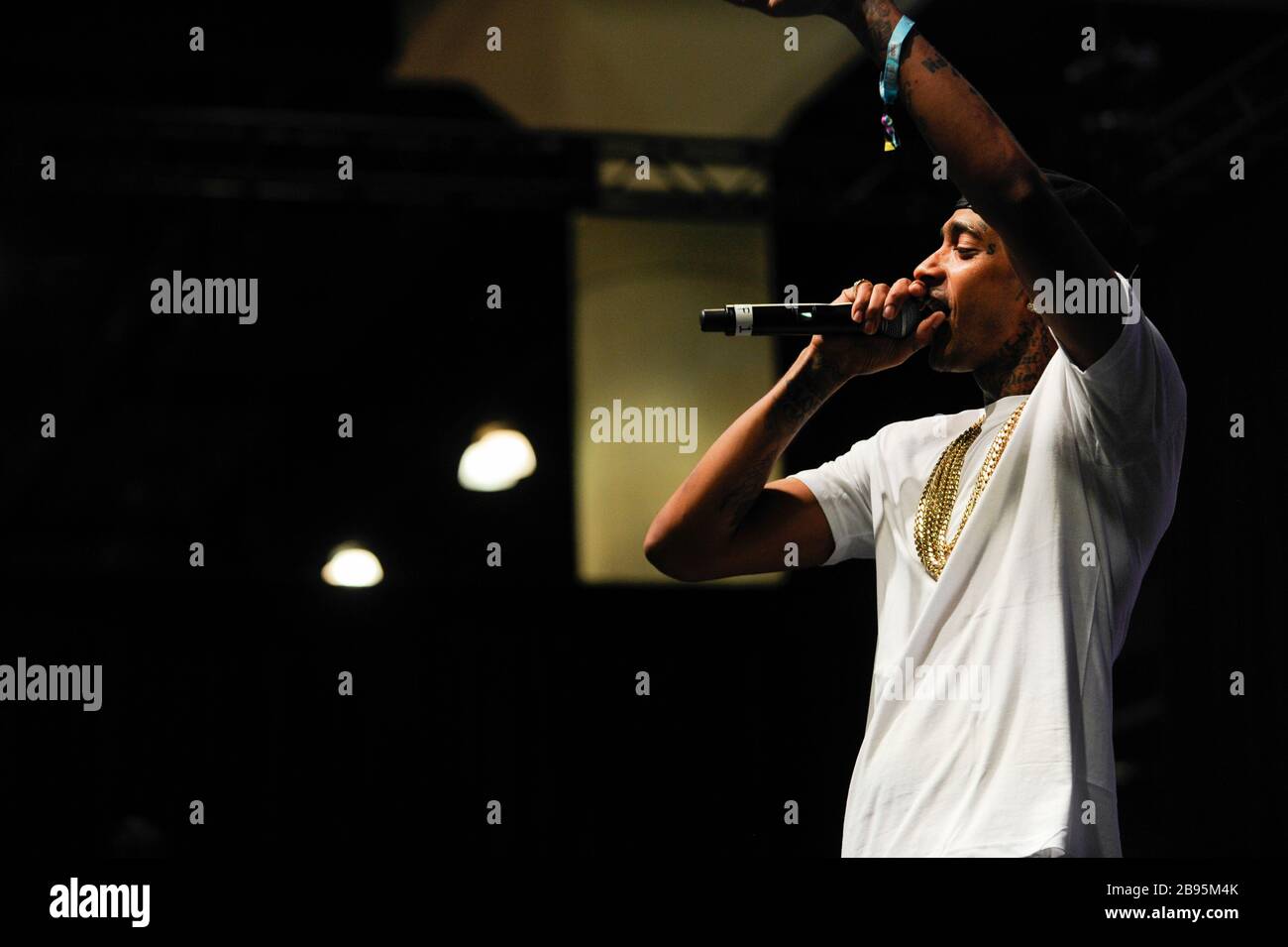 Rapper Nipsey Hussle performs onstage at the BETX Opening Concert ...