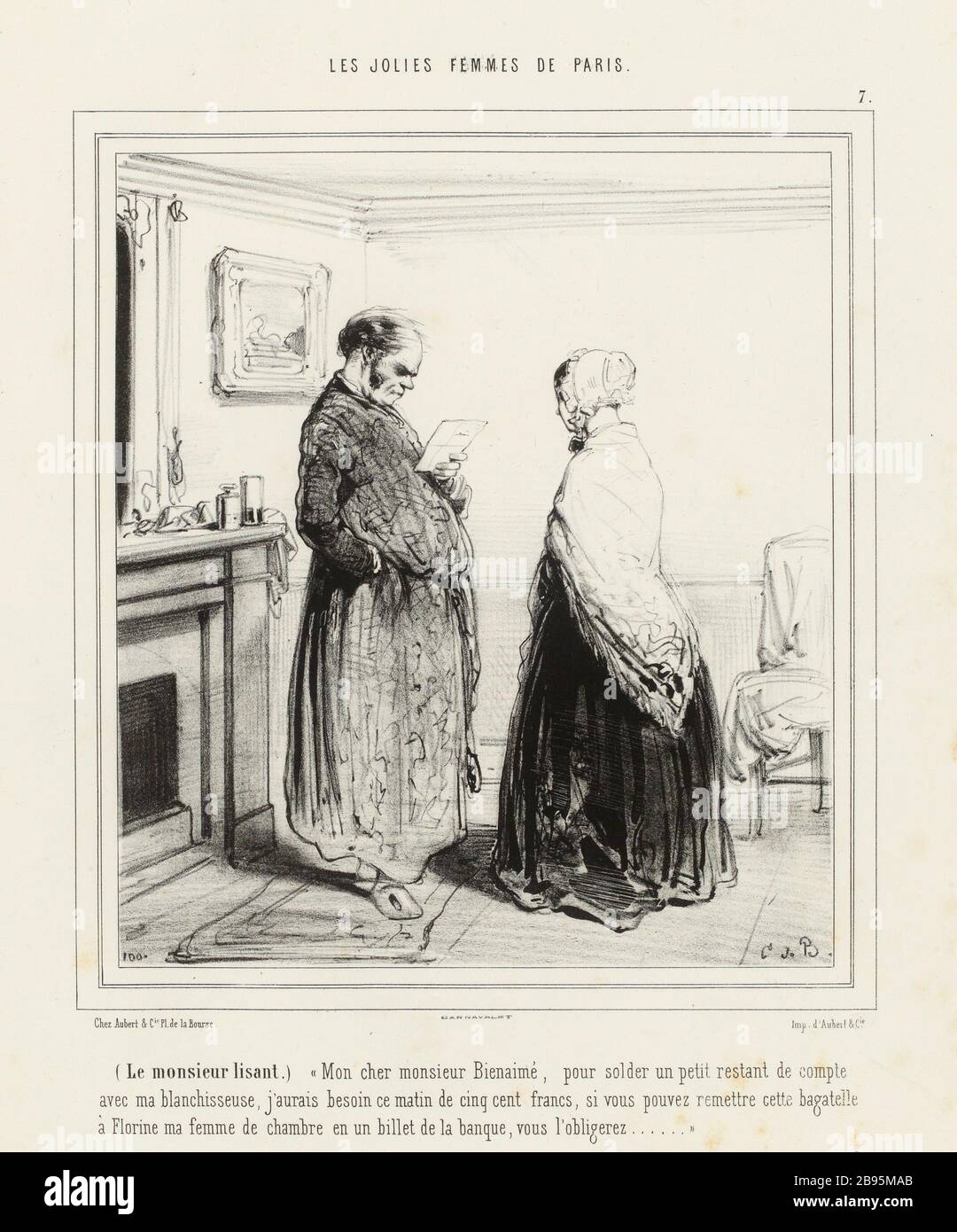 THE BEAUTIFUL WOMEN OF PARIS. [Plate 7] (registered title (letter Stock ...