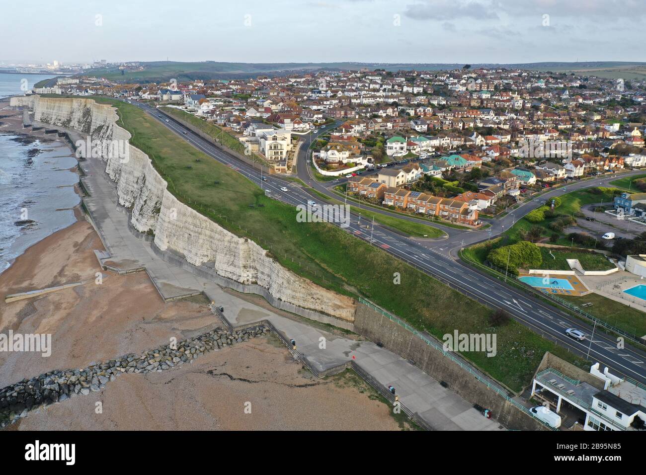 Saltdean on the East Sussex coast just outside Brighton Stock Photo - Alamy