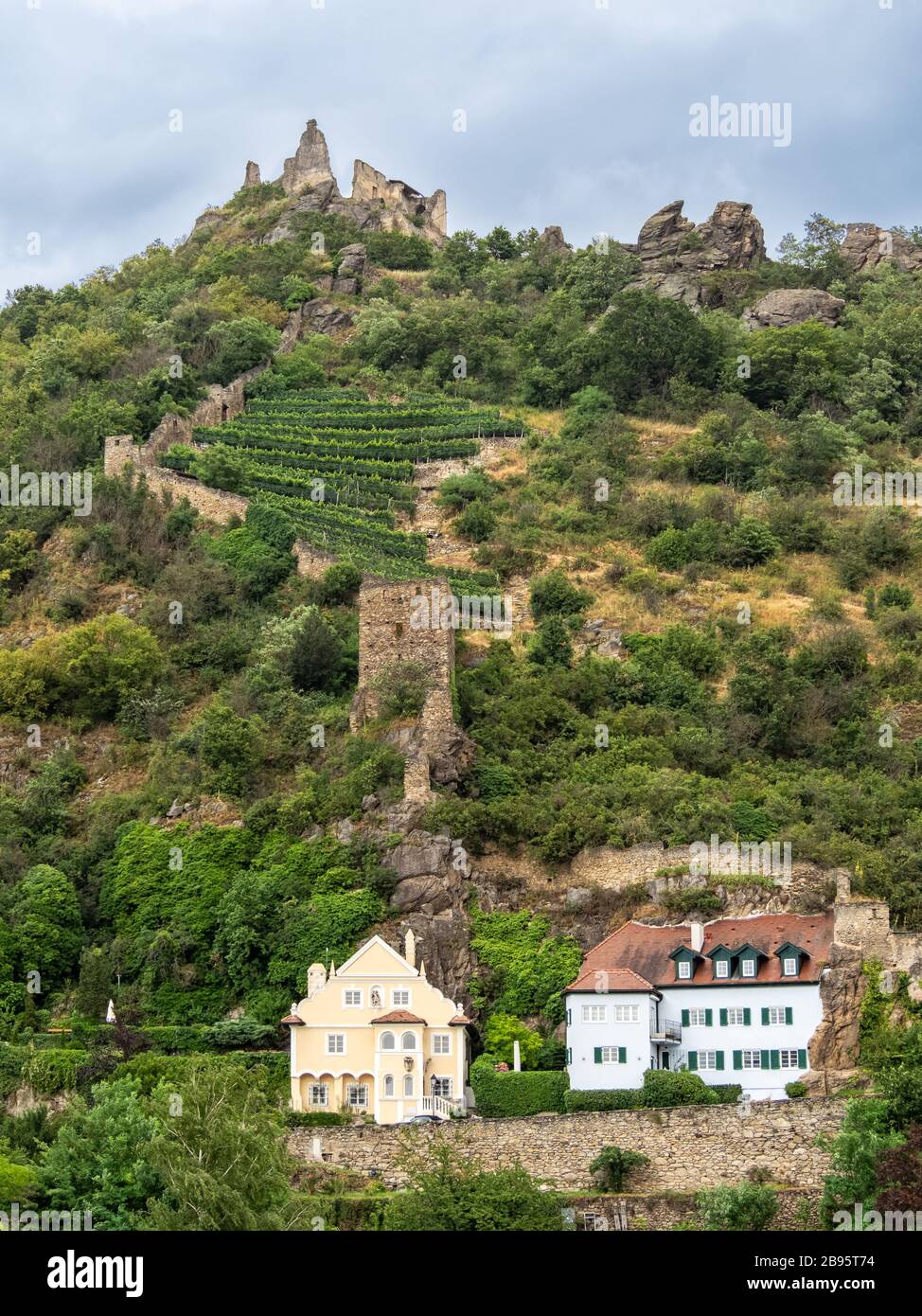 Durnstein castle hi-res stock photography and images - Alamy
