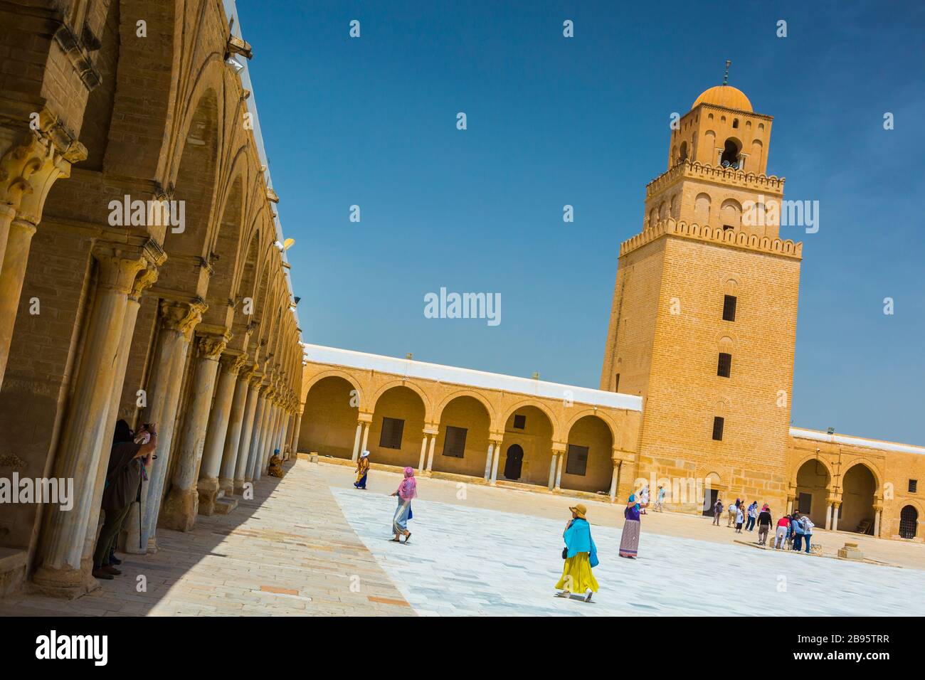 Courtyard of a mosque Stock Photo - Alamy