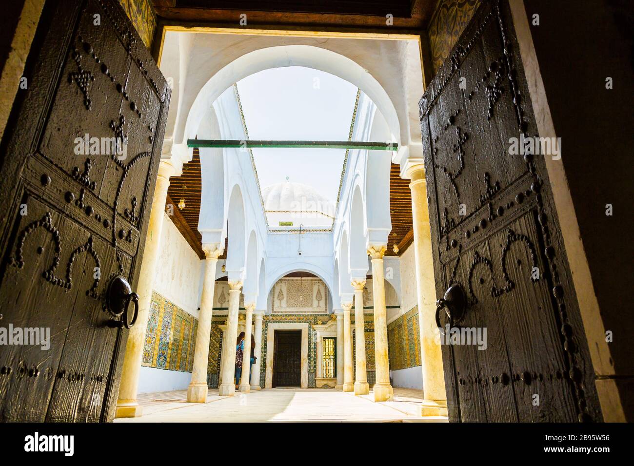 Courtyard in a mosque Stock Photo - Alamy