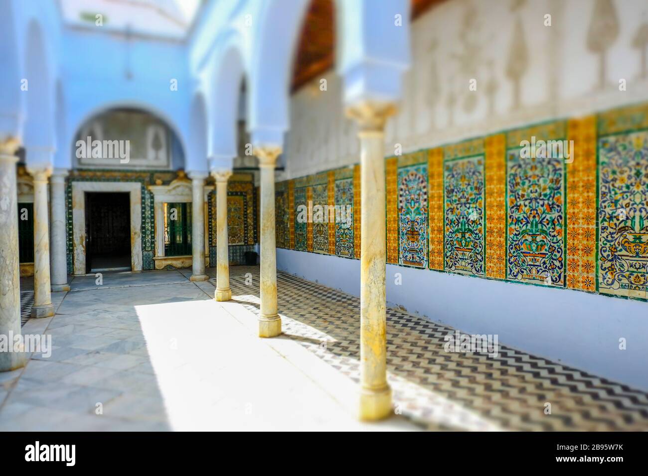 Courtyard in a mosque Stock Photo - Alamy
