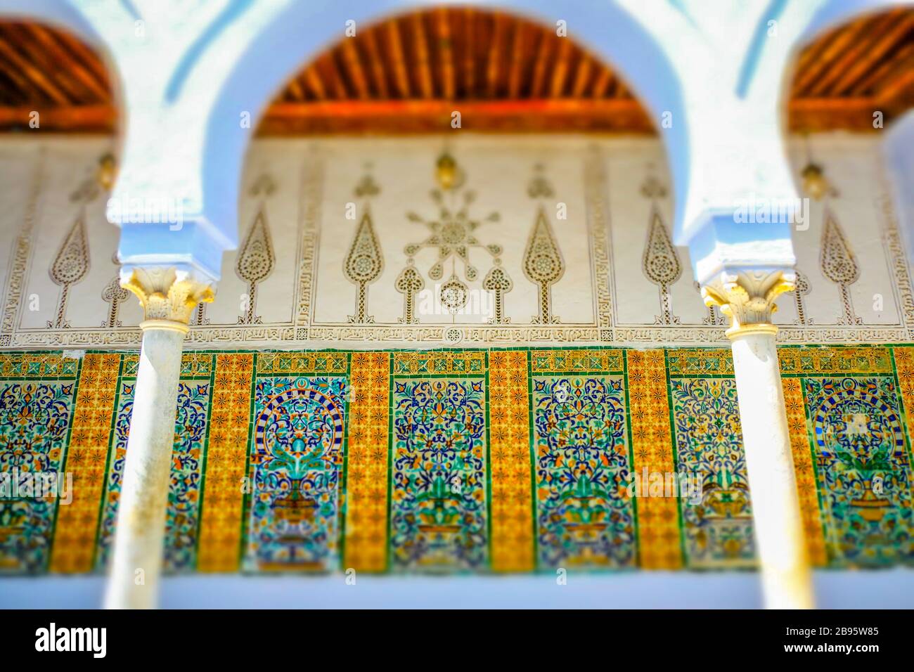 Courtyard in a mosque Stock Photo - Alamy