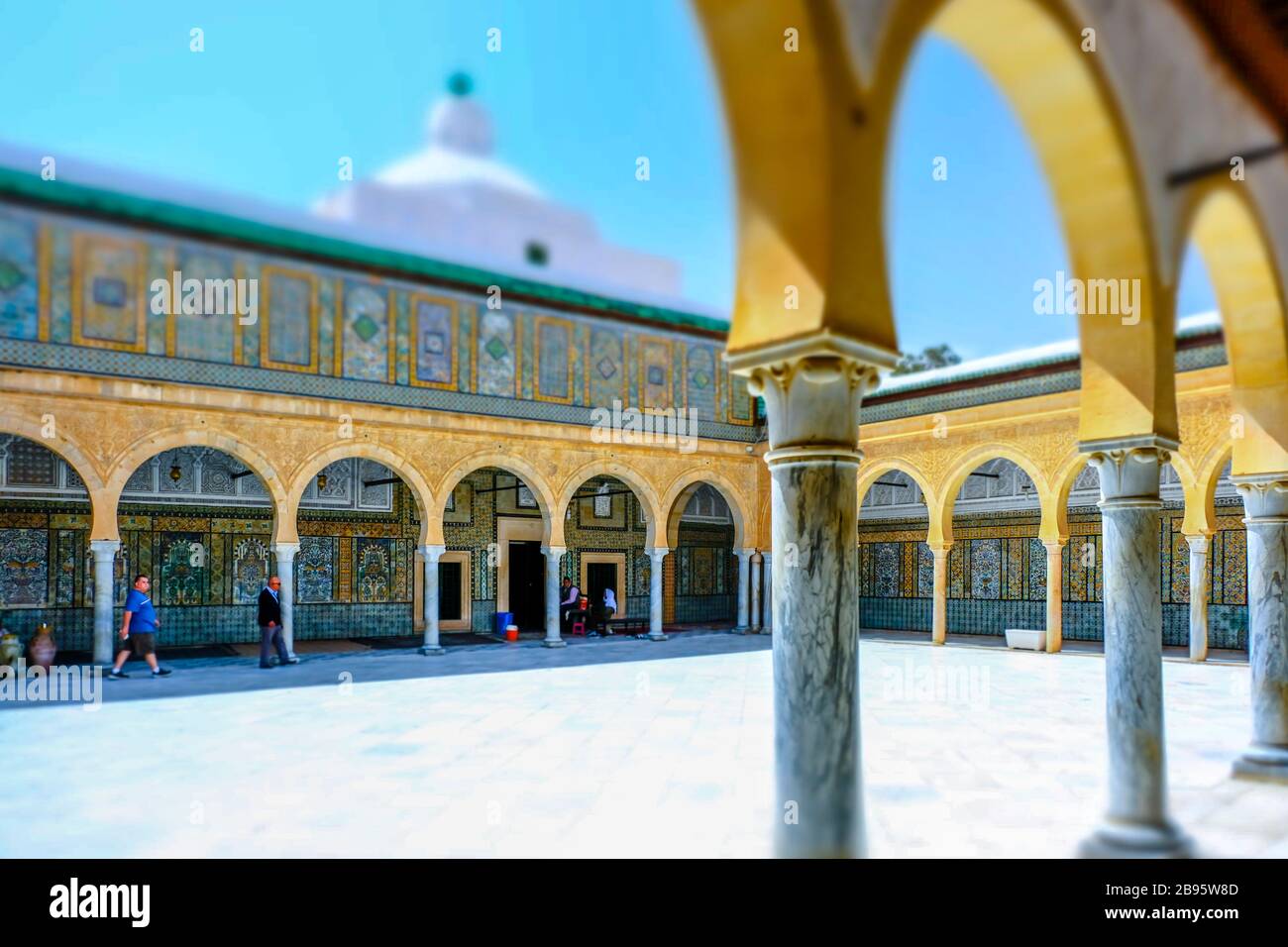 Courtyard in a mosque Stock Photo - Alamy
