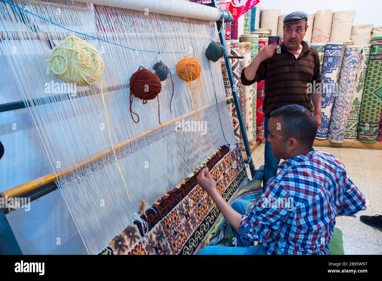The making of carpets hi-res stock photography and images - Alamy