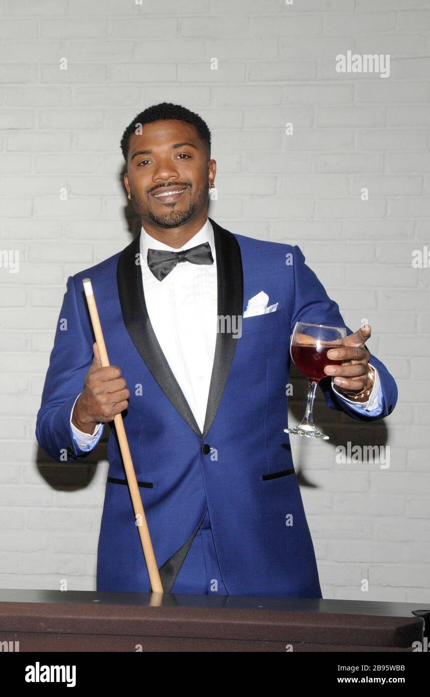 Singer Ray J on set portrait of his music video "Curtains Closed" in ...