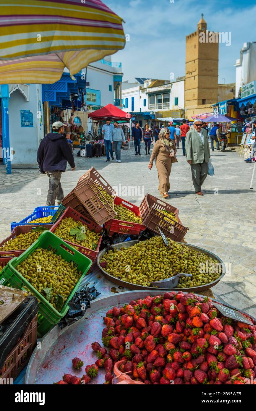 Food shop. Street view Stock Photo - Alamy