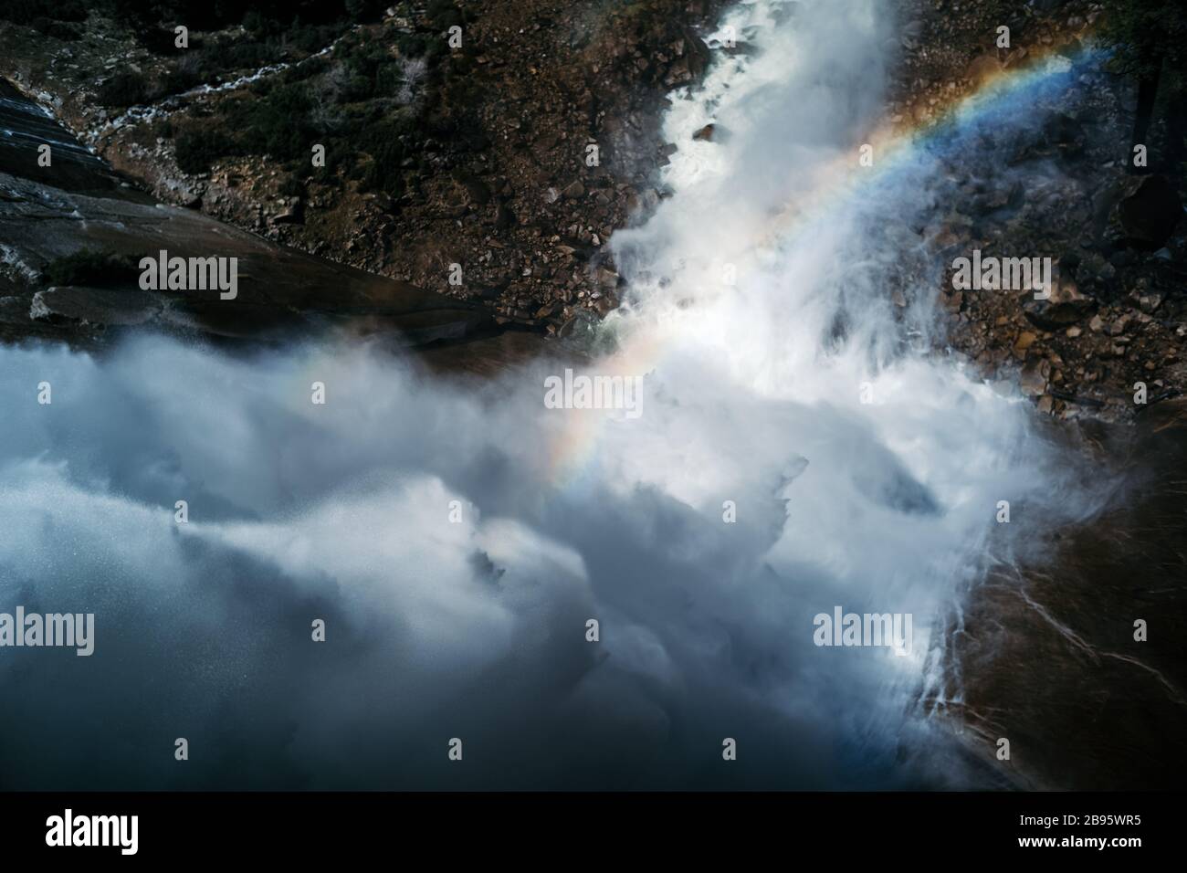 Aerial view of rainbow hi-res stock photography and images - Alamy
