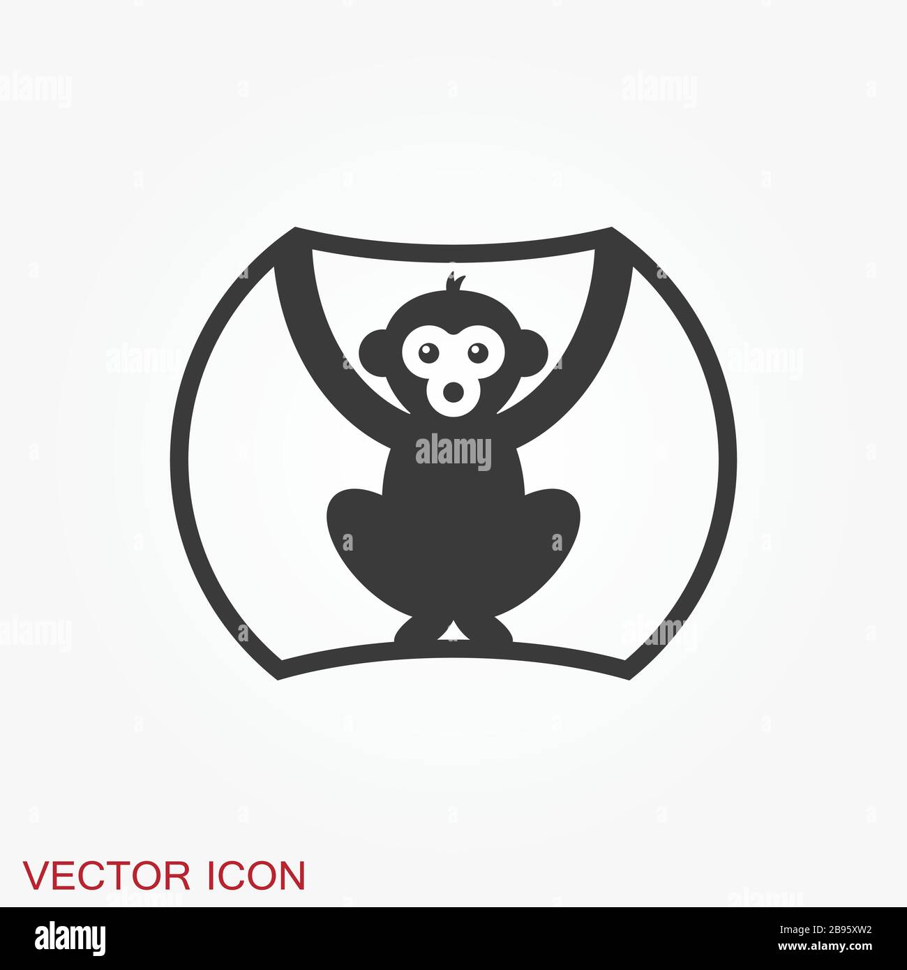 Cartoon crazy monkey hi-res stock photography and images - Alamy