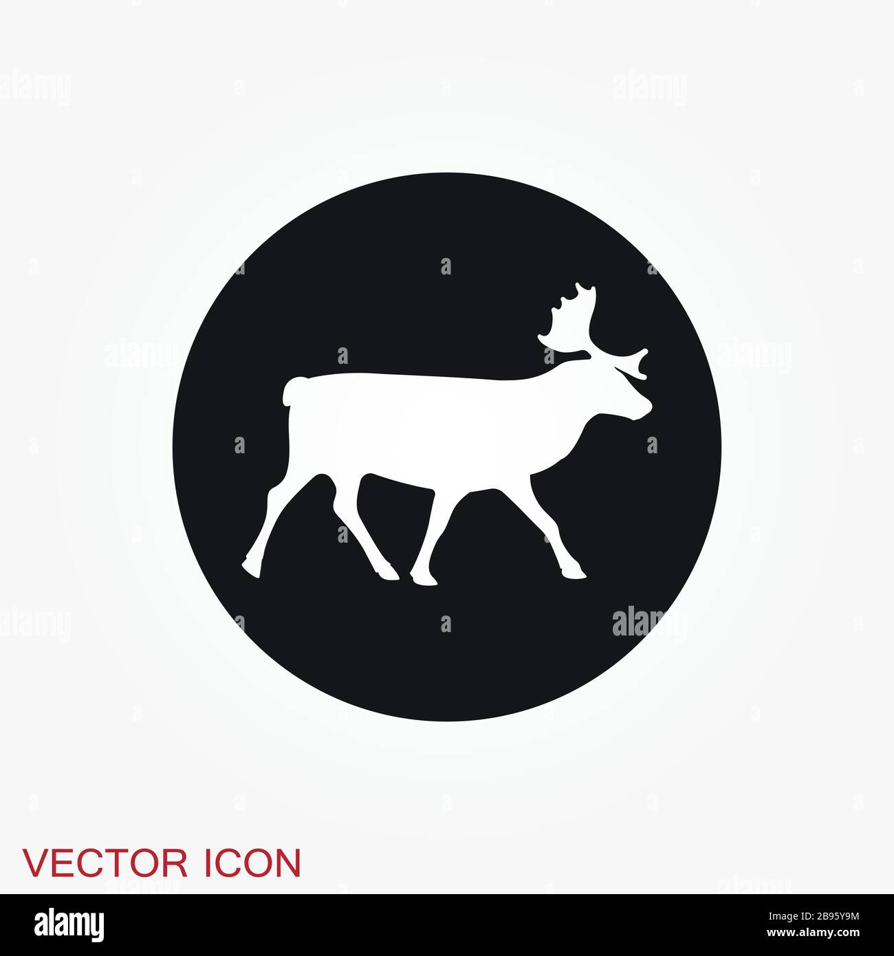 Bull moose cartoon Stock Vector Images - Alamy