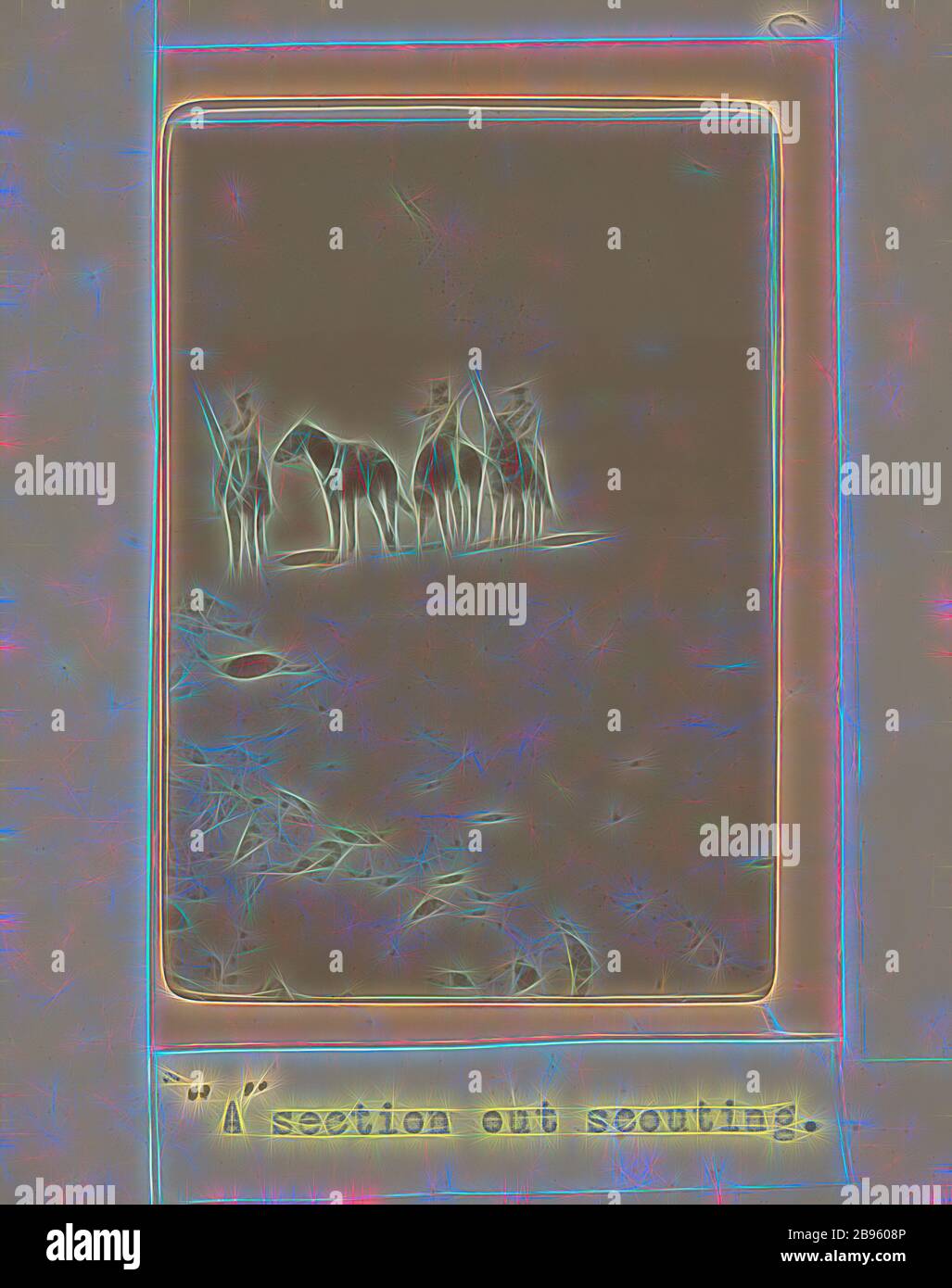 Photograph - 'A Section Out Scouting', Egypt, Trooper G.S. Millar ...