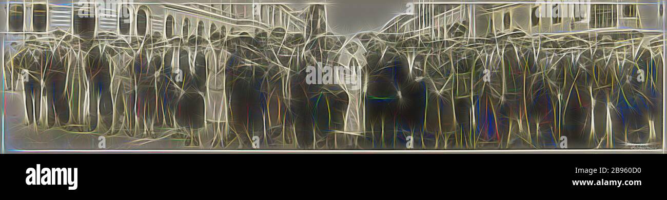 Photograph - Anzac Day Marchers, Melbourne, circa 1930s, Panoramic ...