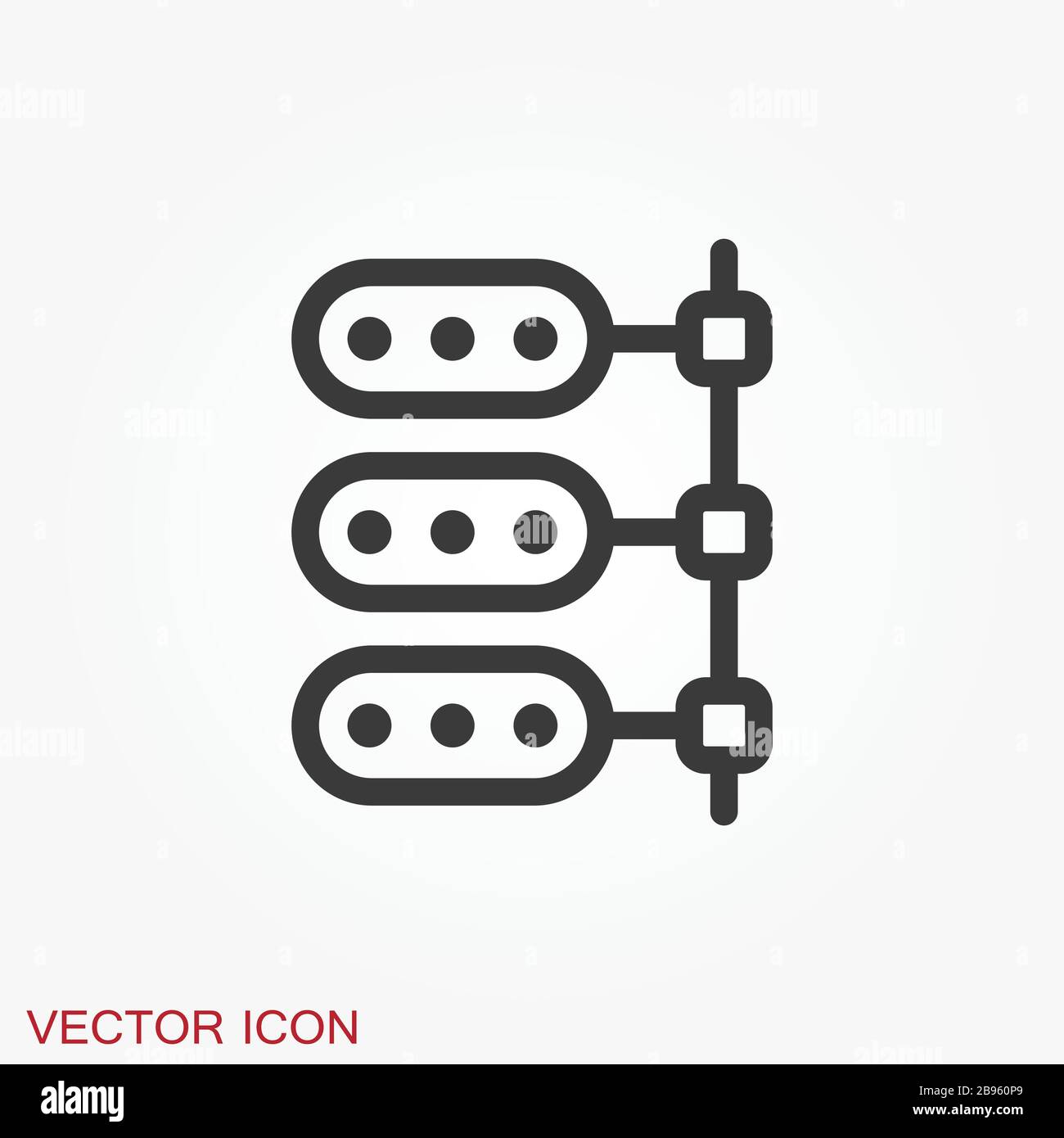 Network icon, computing and computer network symbol Stock Vector Image ...