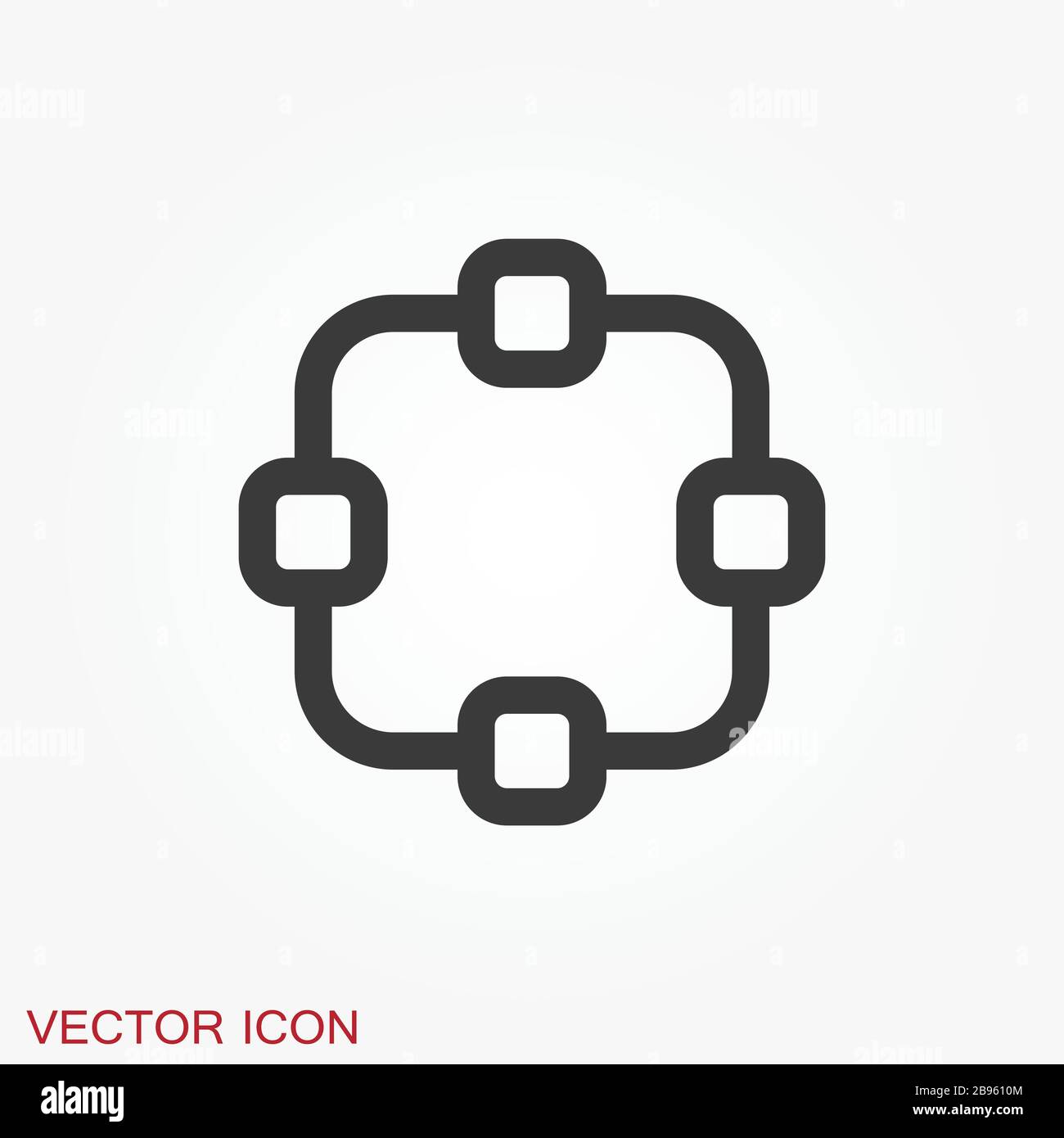 Network icon, computing and computer network symbol Stock Vector Image ...