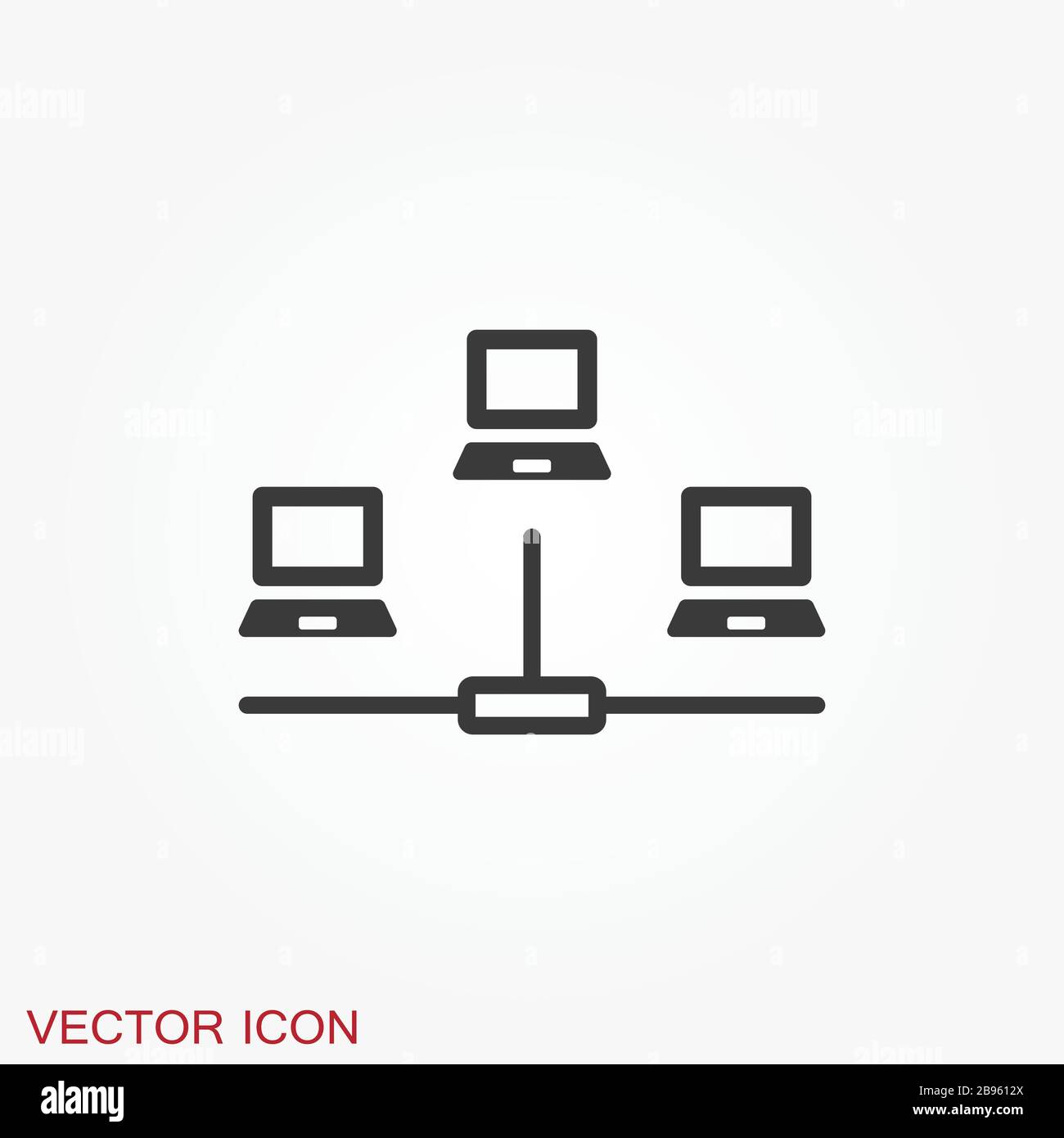 Network icon, computing and computer network symbol Stock Vector Image & Art - Alamy