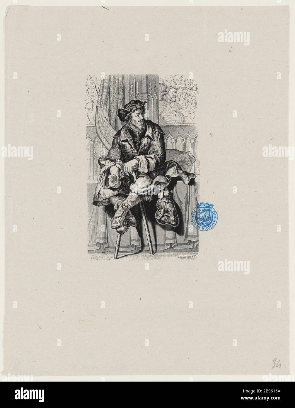 [Our Lady of Paris, First Book] Chopin Trouillefou Stock Photo - Alamy