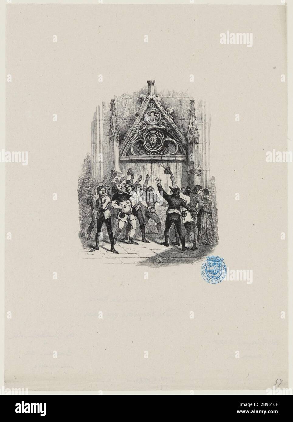 [Our Lady of Paris, First Book] The first face Stock Photo - Alamy