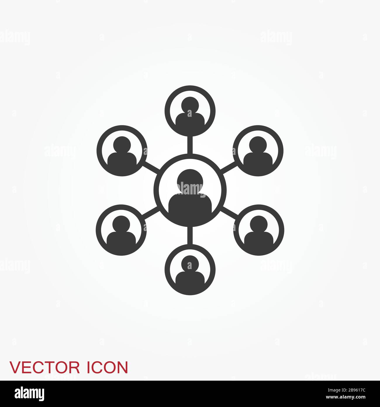 Network icon, computing and computer network symbol Stock Vector Image ...