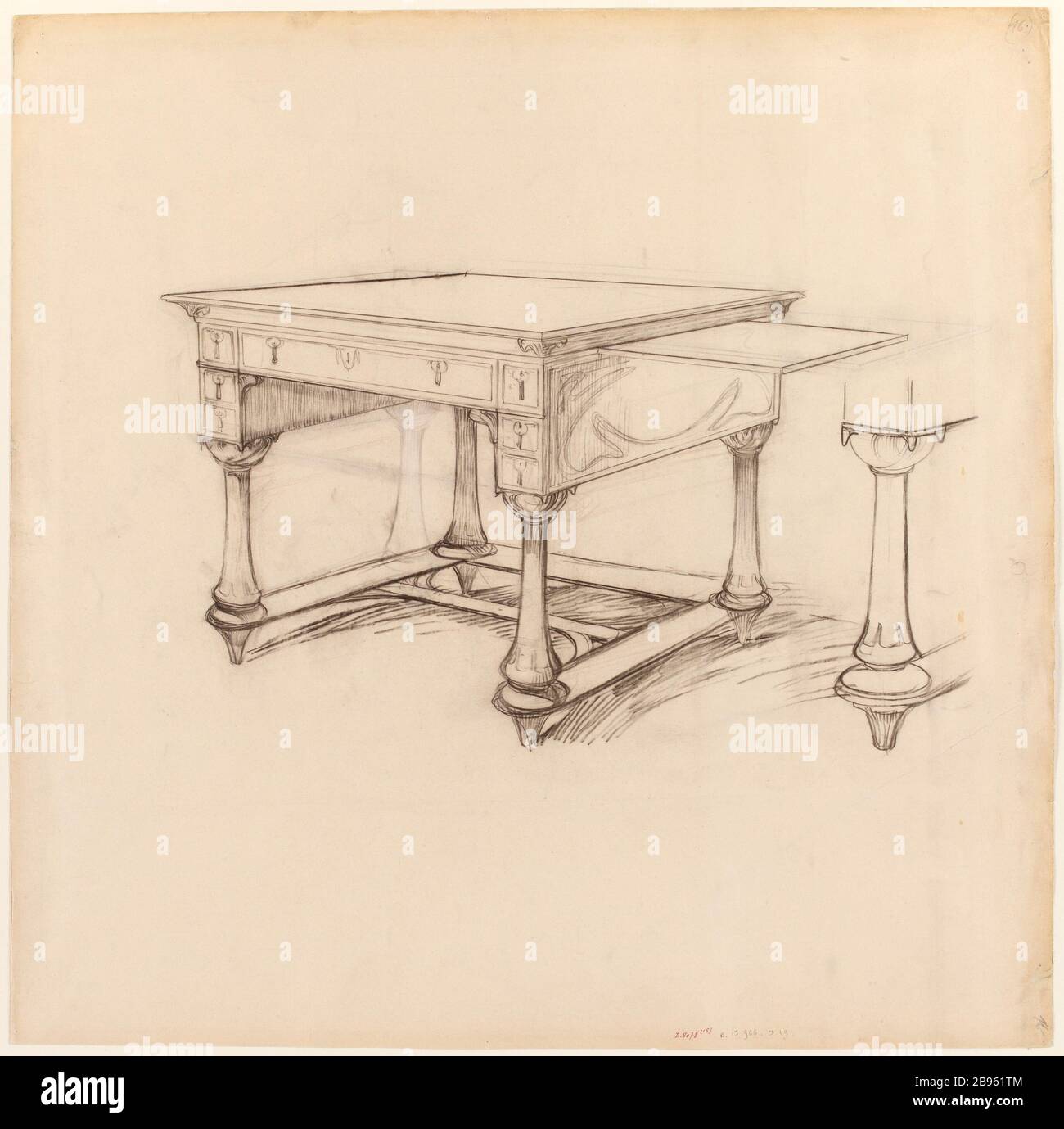 Project office table (dummy title Stock Photo - Alamy