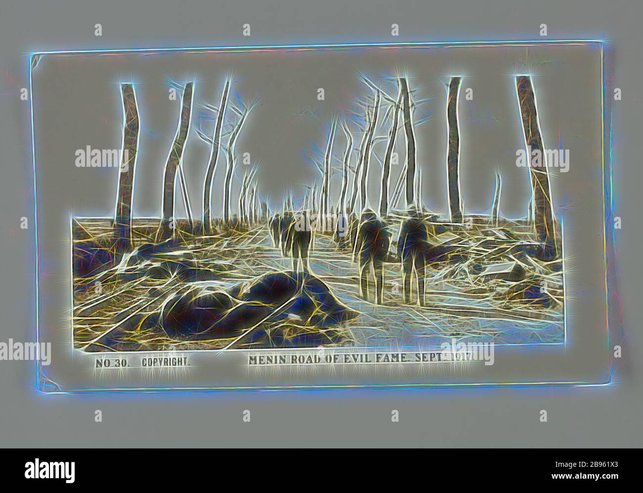 Cigarette Card - 'Menin Road of Evil Fame, Sept. 1917', Official World ...