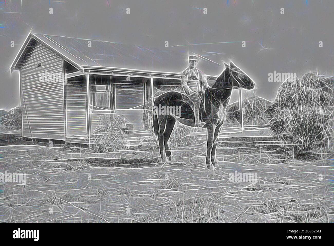 Negative - Dave Larkin on Soldier Settlement Bck, Kooloonong, Victoria ...
