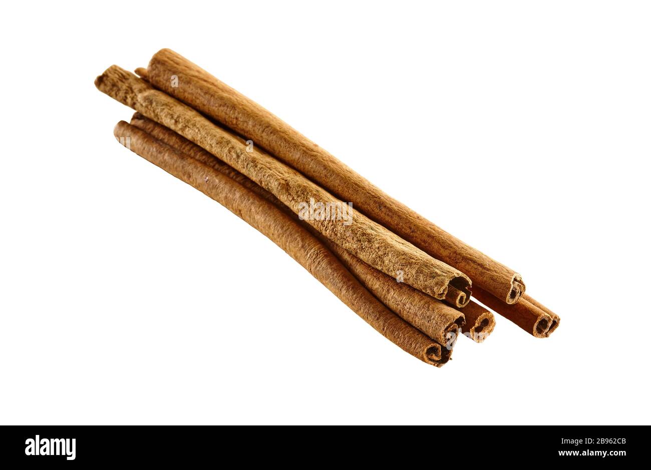 Cinnamon sticks isolated on white background with clipping path Stock ...